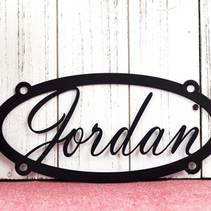 Custom Sign Metal Name Wall Art Metal Name Sign Metal Wall - Etsy