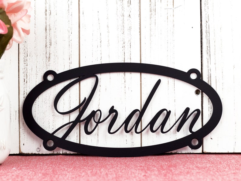 Custom Sign Metal Name Wall Art Metal Name Sign Metal Wall - Etsy