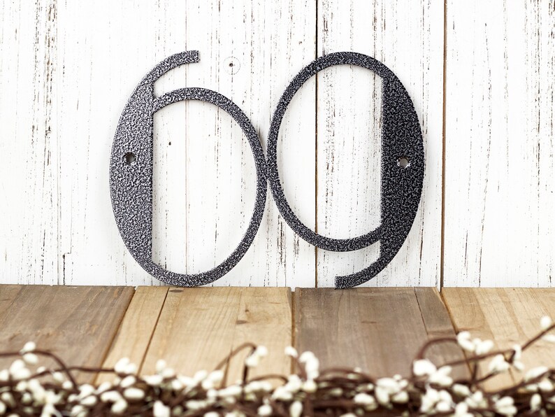 Custom Modern Outdoor Metal House Numbers Copper Art Deco - Etsy