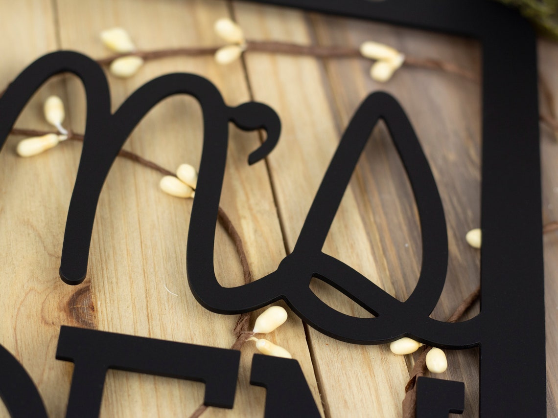 Mom's Garden Metal Sign Garden Decor Yard Art | Etsy