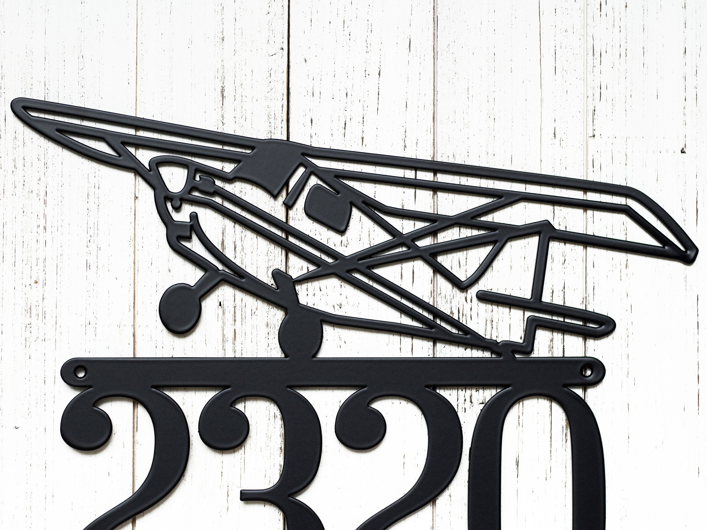 Metal House Numbers Sign Aviation Decor Pilot Gifts | Etsy