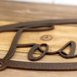 Custom Sign Metal Name Wall Art, Metal Name Sign, Metal Wall Art ...