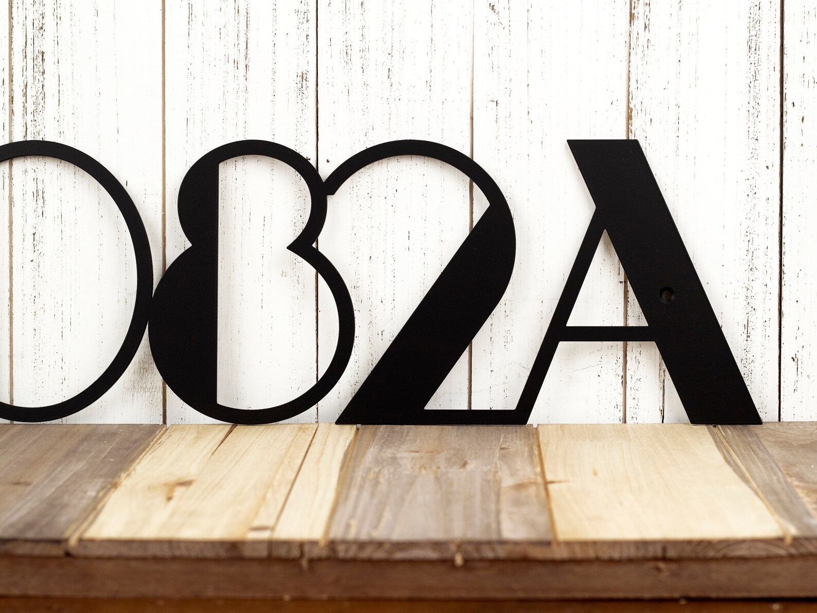 Modern Numbers House Metal Sign Personalized Outdoor Deco | Etsy