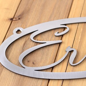 Custom Sign Metal Name Wall Art, Metal Name Sign, Metal Wall Art ...