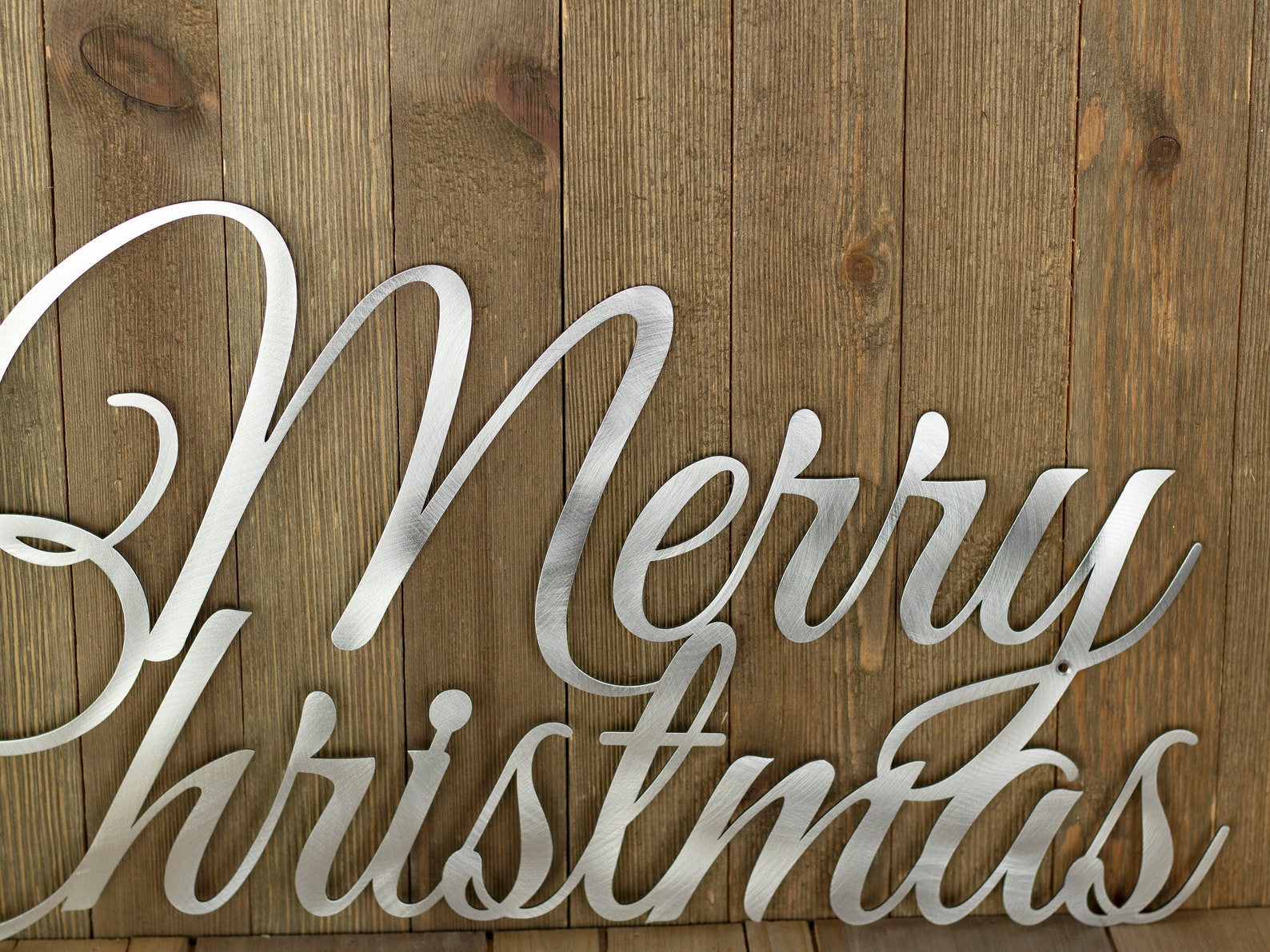 Merry Christmas Sign Metal Wall Art Christmas Decorations - Etsy