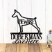 Dog Welcome Sign, Labrador, Outdoor Metal Wall Art, Dog Lover Gift, Dog ...