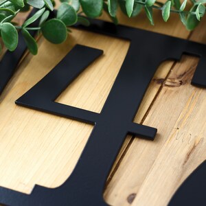 Rustic House Numbers, Custom Metal Sign, Farmhouse Decor, Housewarming ...