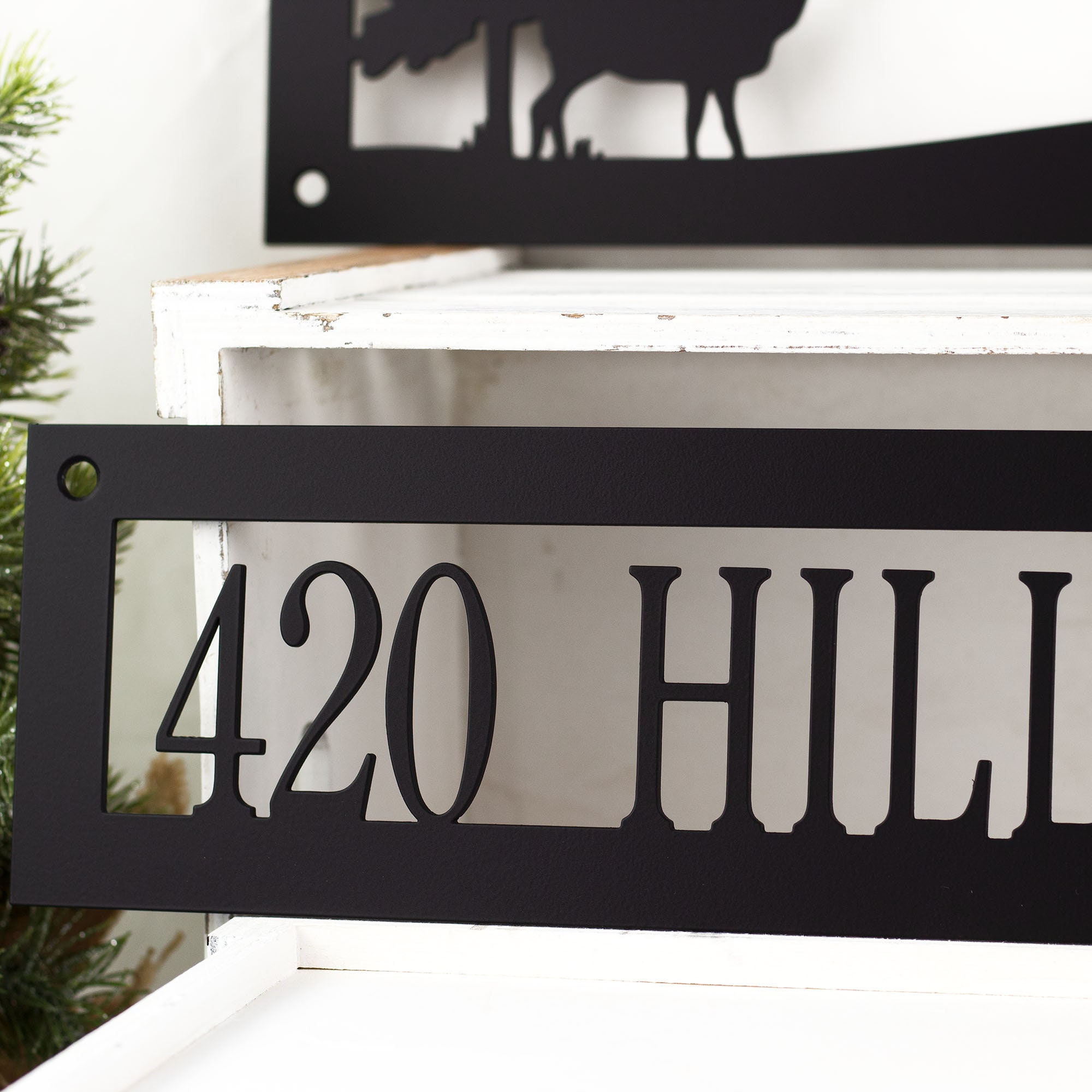 Custom Family Name Address Metal Sign, Family Name Sign, Metal Wall Art ...