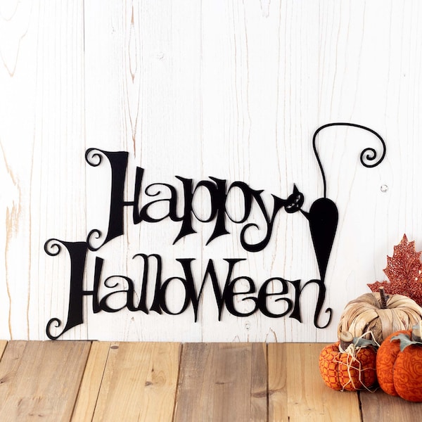 Happy Halloween Sign - Etsy