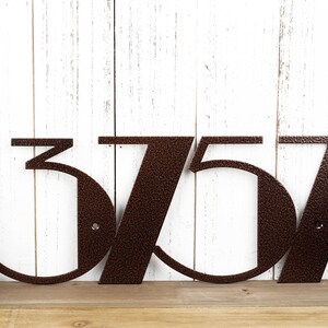 Modern Numbers House 6 Inch Metal House Numbers 8 Inch House - Etsy