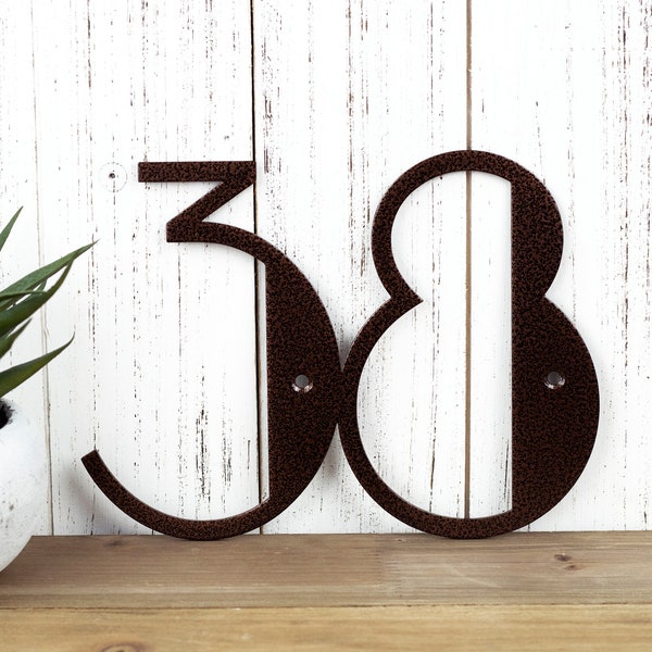 Small Metal Numbers - Etsy