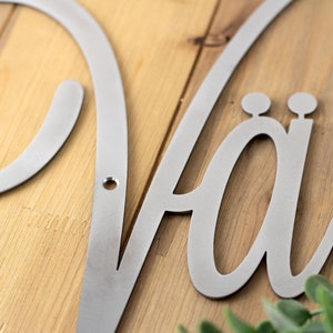 Välkommen Welcome Metal Sign, Swedish Welcome, Scandinavian, Sweden ...