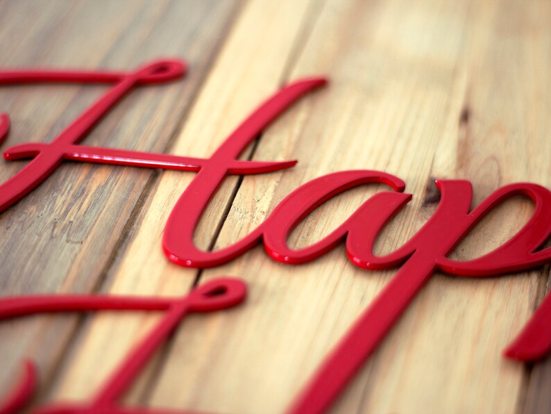 Happy Holidays Christmas Metal Sign Outdoor Christmas Decor - Etsy