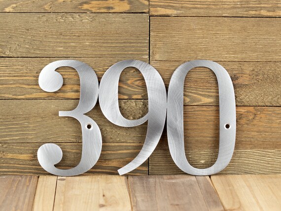 House Number Sign Outside Numbers for House Exterior House - Etsy