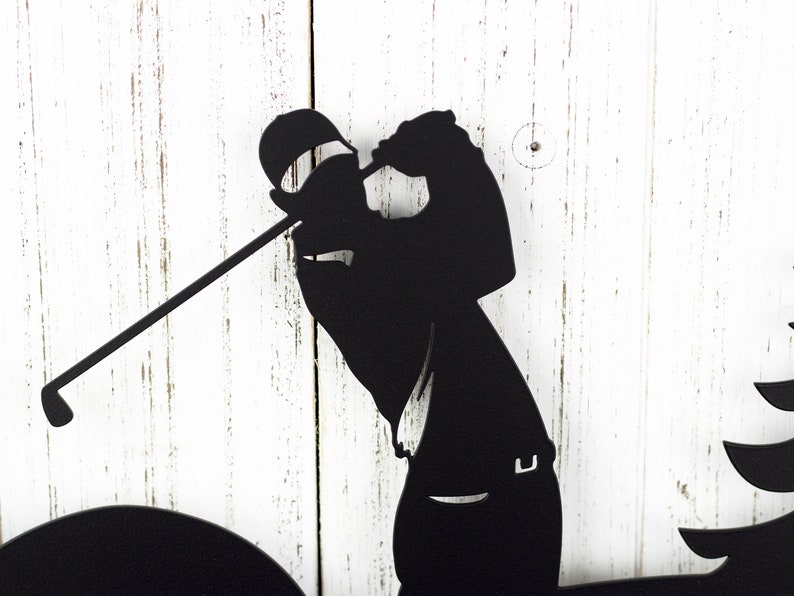 Golf Art for Wall Metal Sign Outdoors Golf Gift for Men - Etsy