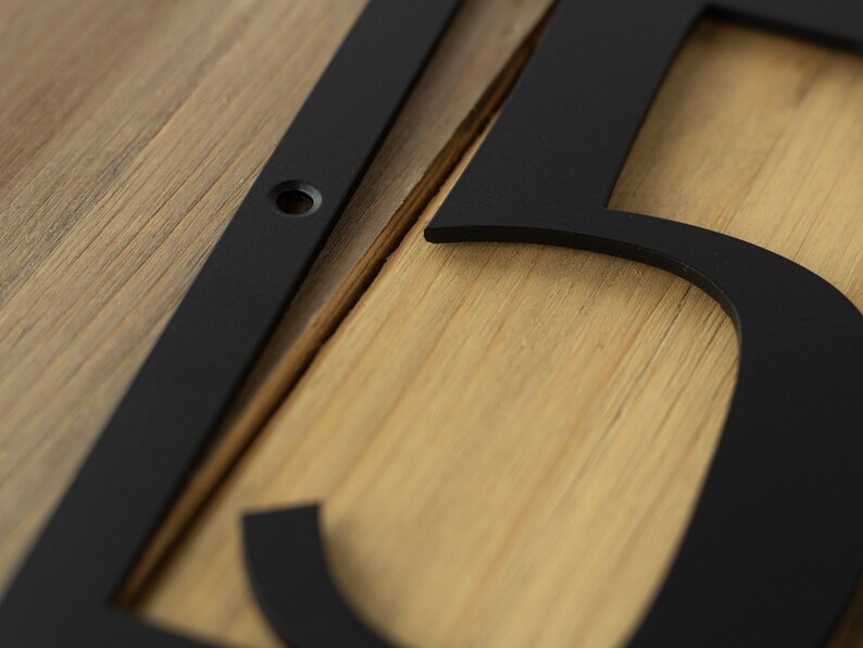 Rustic House Numbers Custom Metal Sign Farmhouse Decor - Etsy