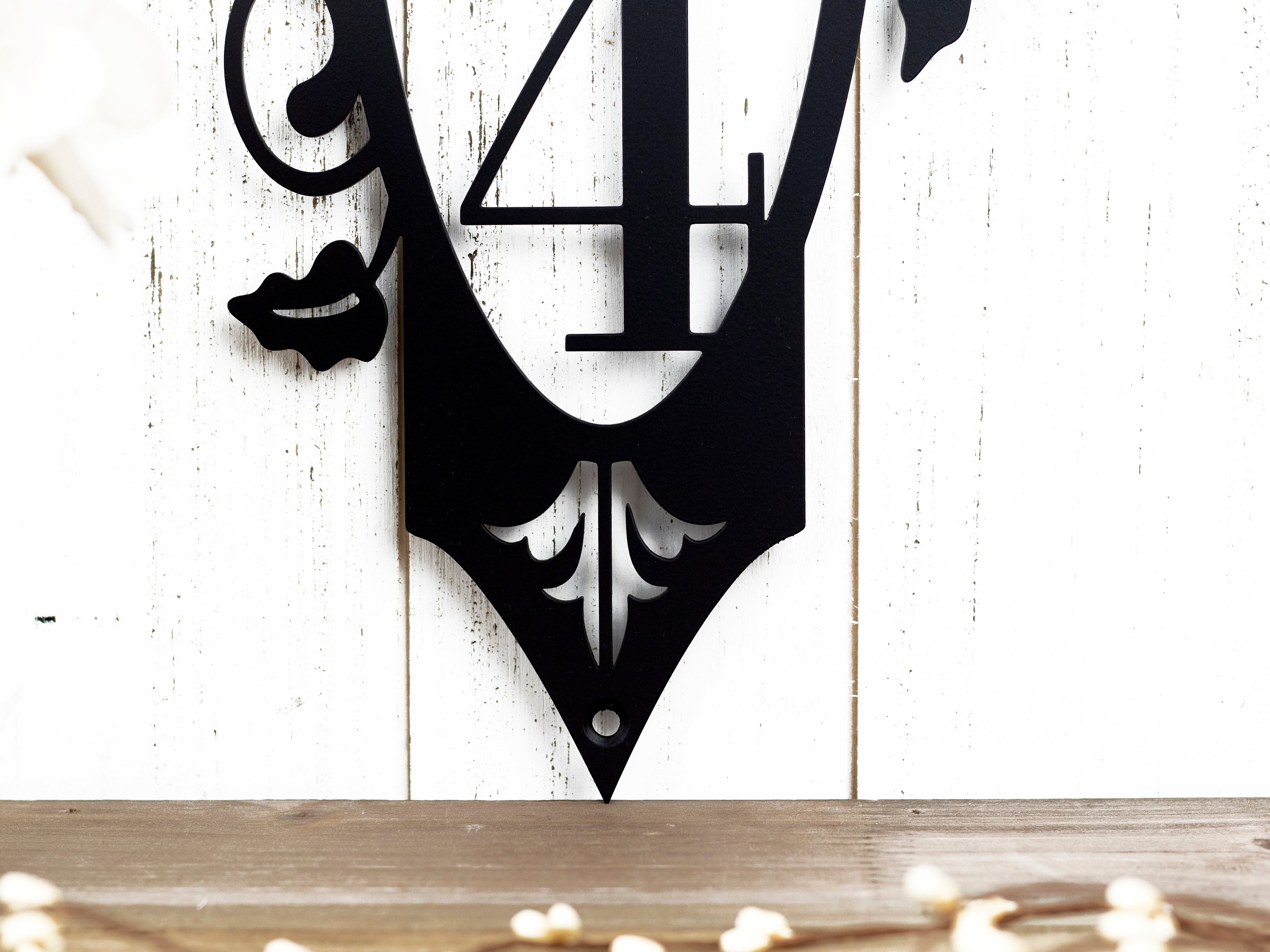 Vertical House Number Sign Metal Sign Custom Metal Sign - Etsy