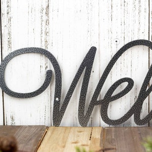 Horizontal Welcome Sign Metal Sign Outdoors Deck Welcome - Etsy