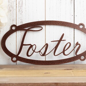 Custom Sign Metal Name Wall Art Metal Name Sign Metal Wall | Etsy