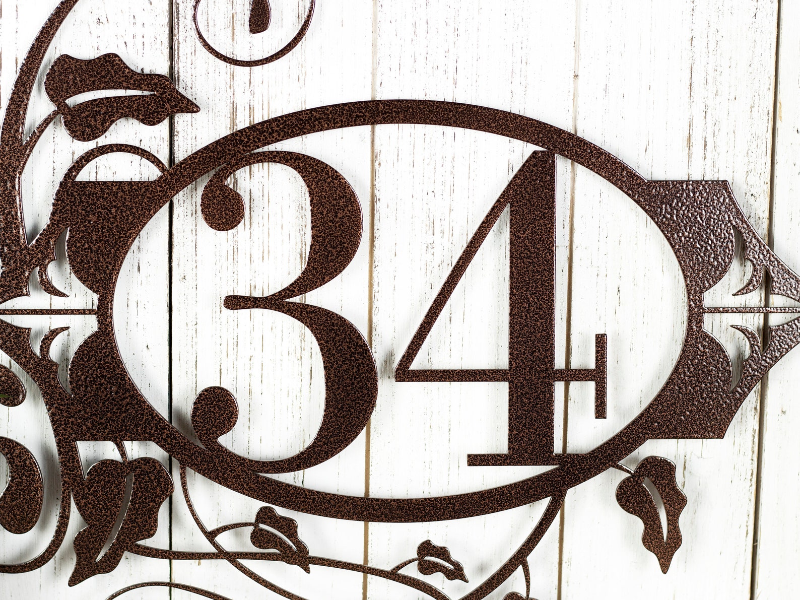 Metal House Number Plaque Outdoor Custom Address Sign | Etsy