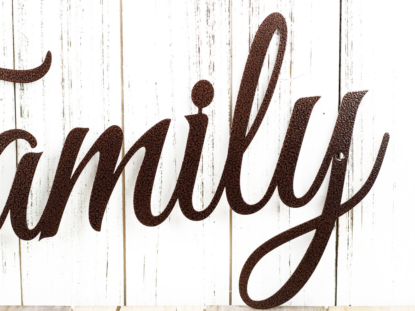 Metal Family Sign Metal Word Art Steel Signs Wall | Etsy