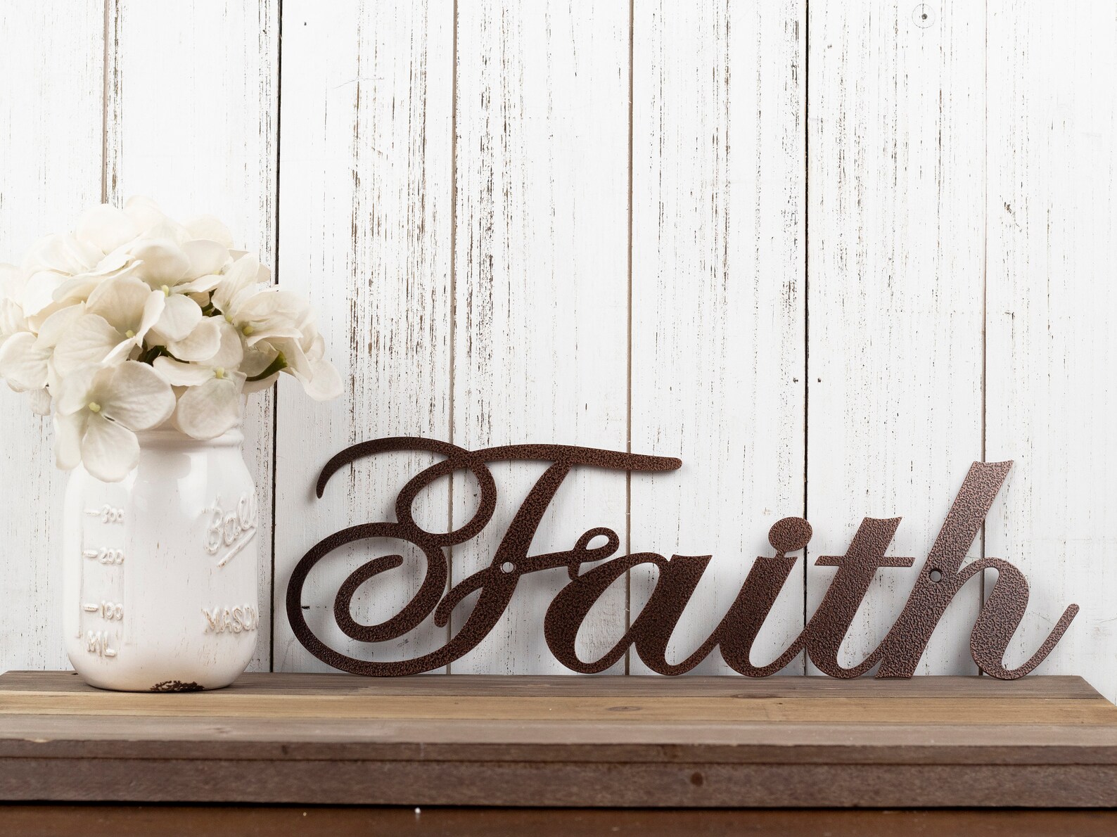 Faith Metal Sign Religious Decor Metal Wall Art Spritual | Etsy