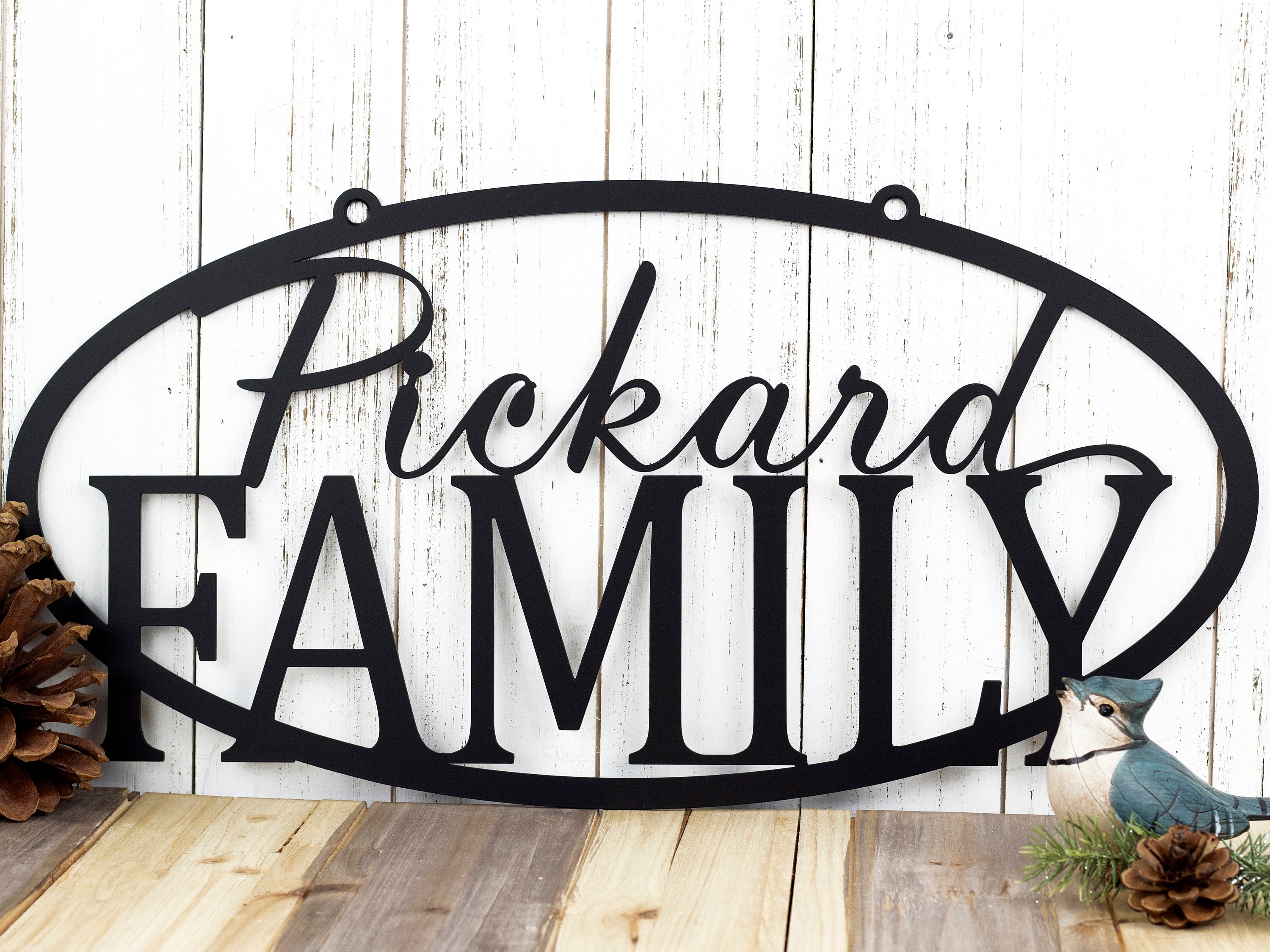 Custom Family Name Metal Sign Custom Sign Outdoor Sign | Etsy
