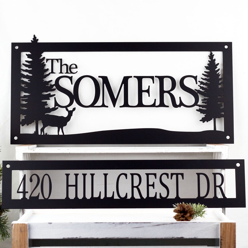 Outdoor House Sign - Etsy