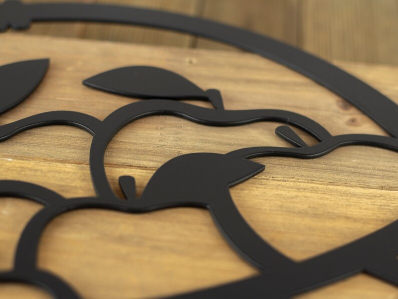 Apple Kitchen Decor Metal Wall Art Kitchen Signs Rustic | Etsy