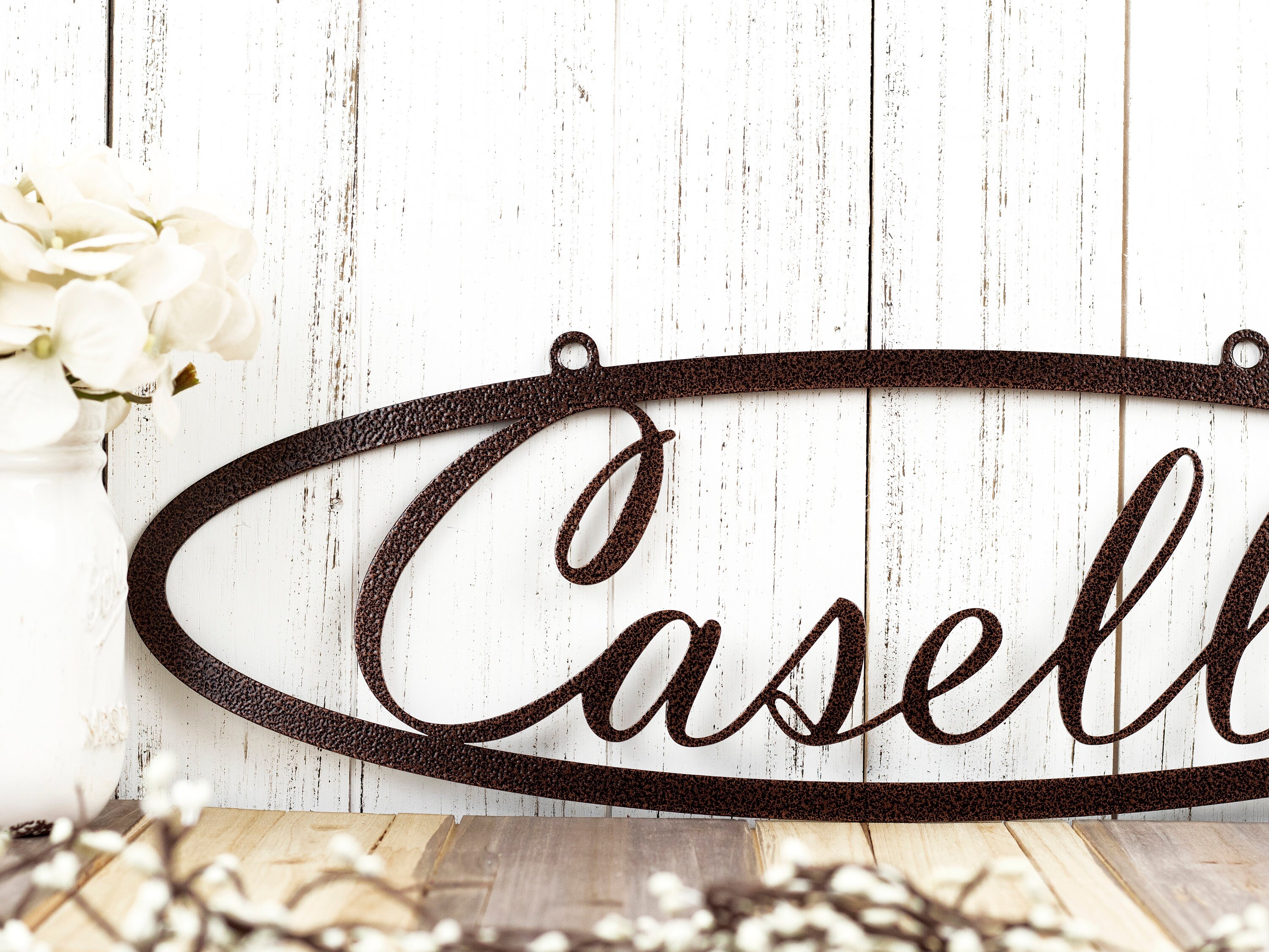 Custom Metal Sign Name Sign Last Name Sign Custom Name | Etsy