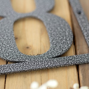 Rustic House Numbers Custom Metal Sign Farmhouse Decor - Etsy