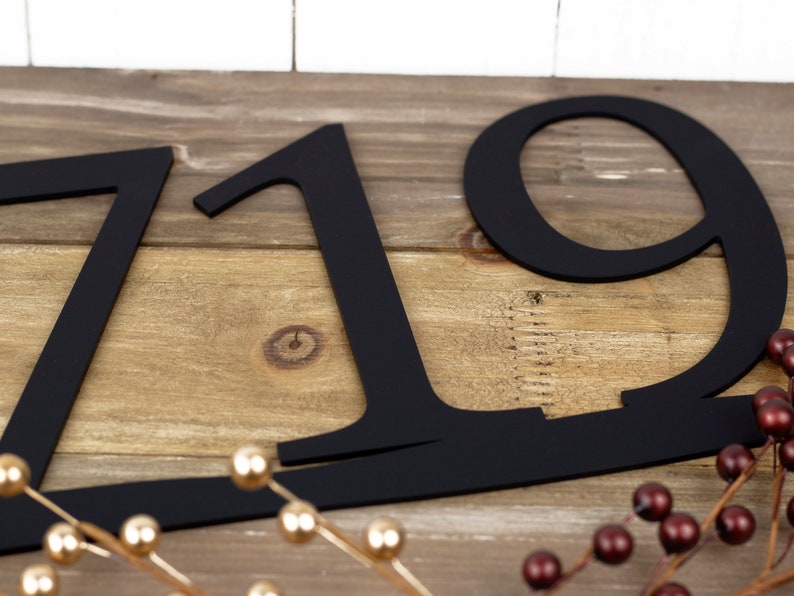 Rustic House Number Metal Sign House Numbers Address - Etsy