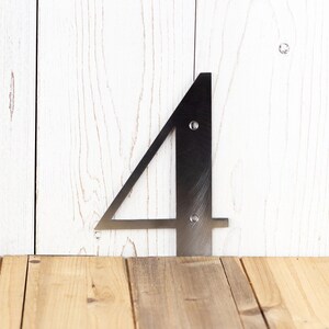 Modern Numbers House, 6 Inch Metal House Numbers, 8 Inch House Numbers ...