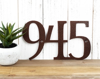 Laser Cut Metal Numbers - Etsy