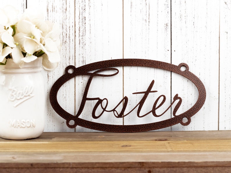 Custom Sign Metal Name Wall Art Metal Name Sign Metal Wall - Etsy
