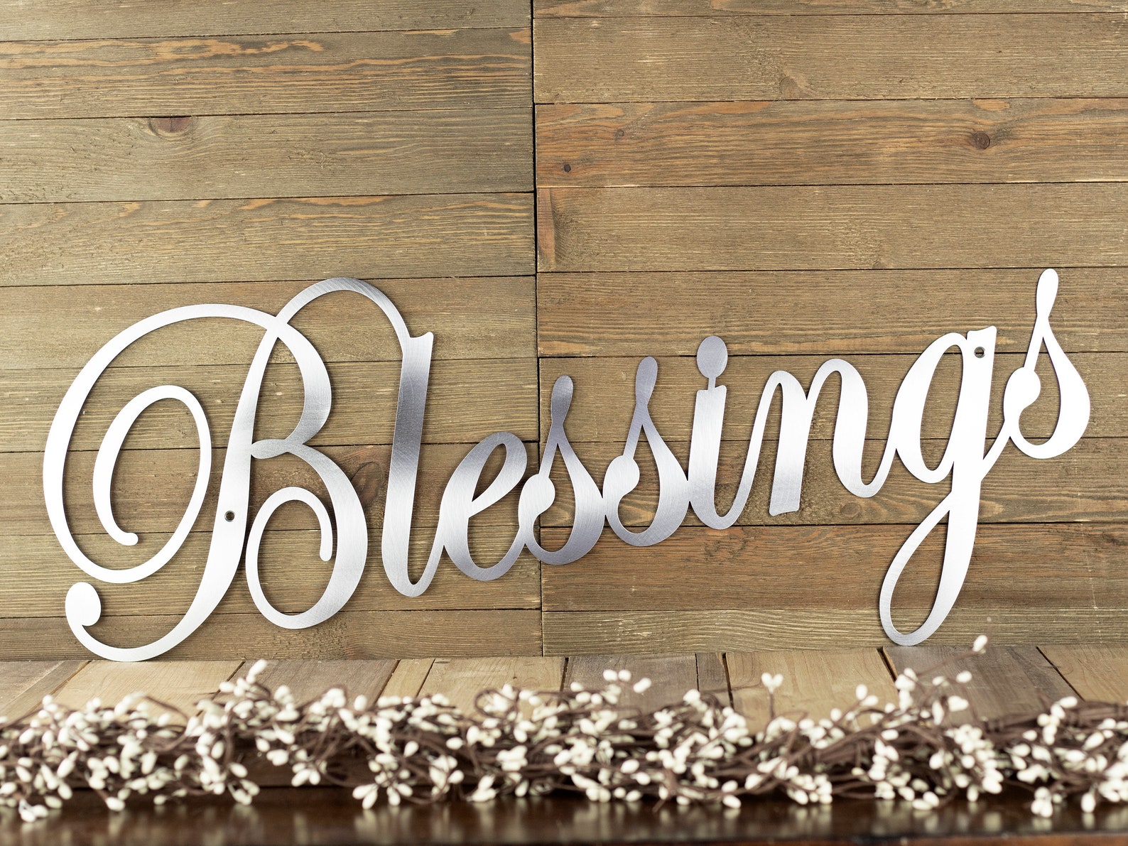 Blessings Metal Sign Metal Wall Hanging Metal Wall Decor - Etsy
