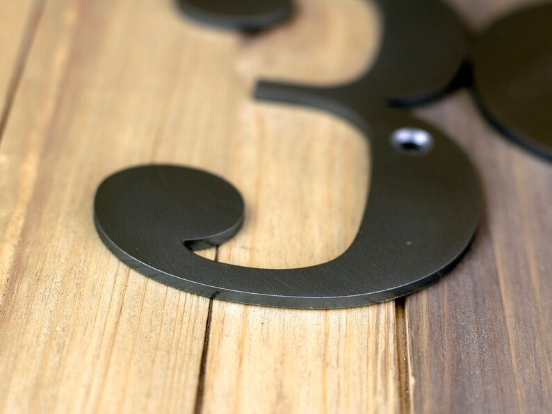 House Number Sign Outside Numbers for House Exterior House - Etsy
