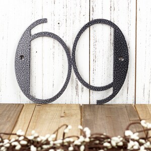 Modern Numbers House 6 Inch Metal House Numbers 8 Inch House - Etsy