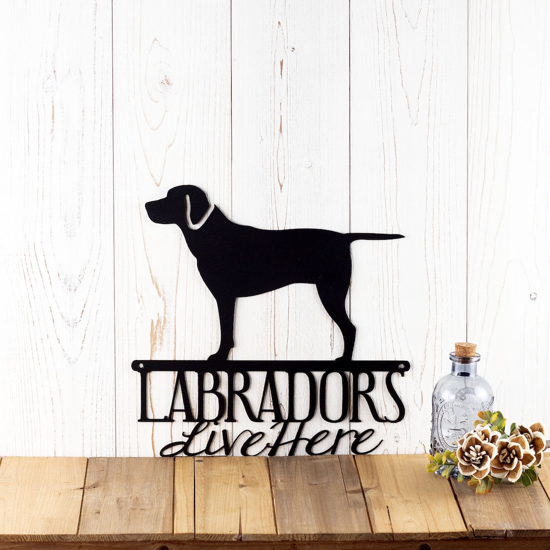 Labrador Metal Wall Art, Lab, Labrador Retriever, Metal Sign, Outdoor ...