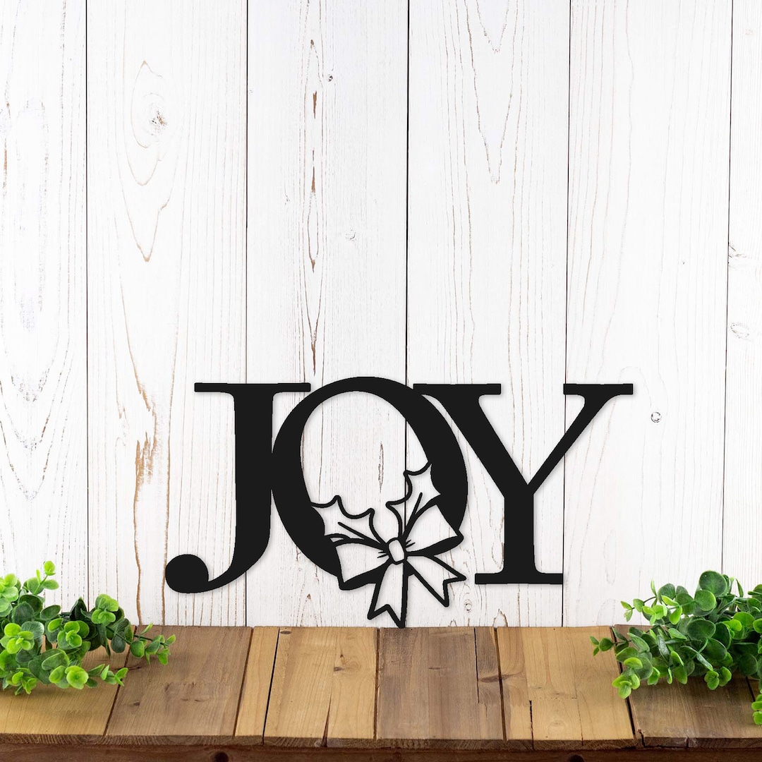 Joy Sign Christmas, Holiday Decor Outdoors, Farmhouse Christmas, Joy ...