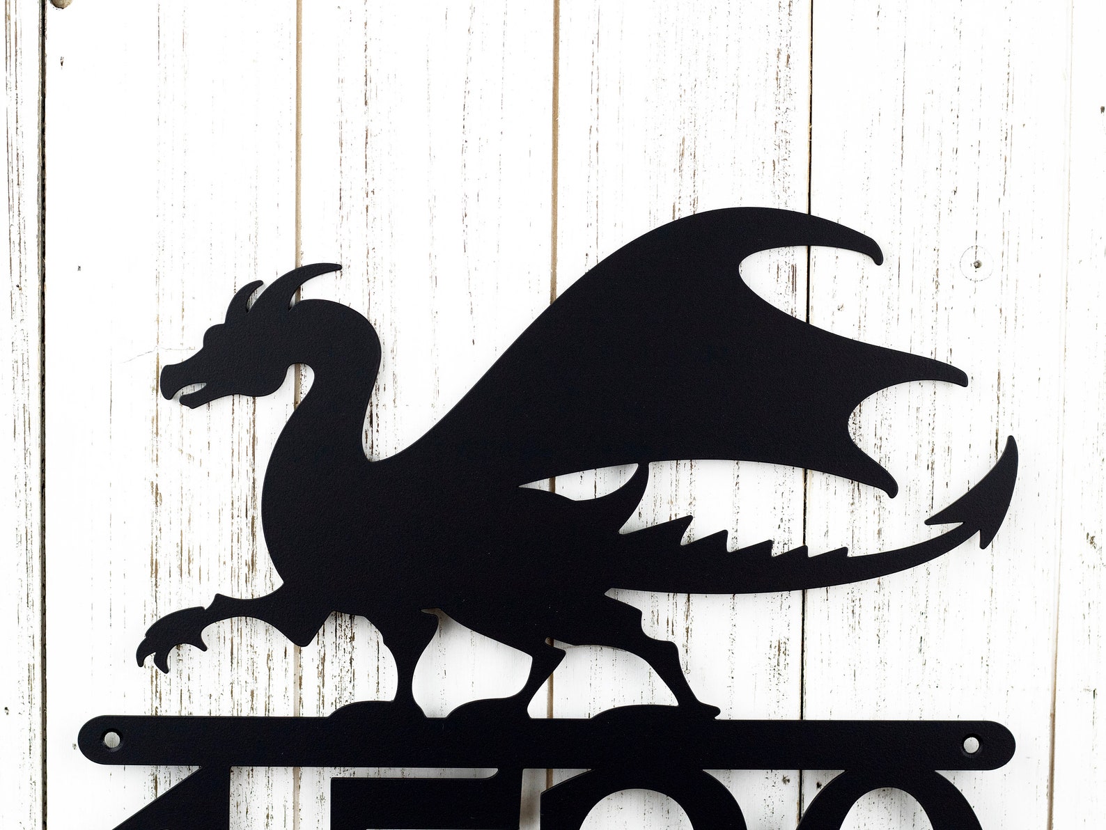 Dragon Outdoor Metal House Number Sign House Numbers - Etsy