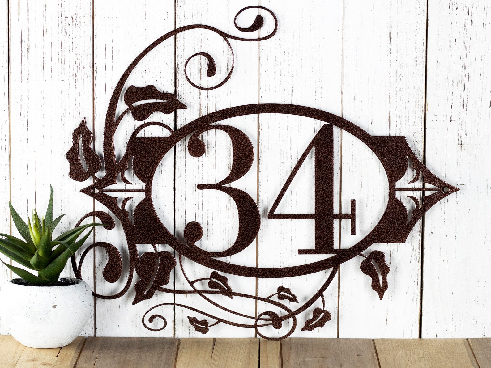 Custom Metal House Number House Number Metal Sign House - Etsy