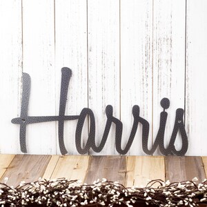 Metal Name Sign, Family Name Sign, Custom Name Sign, Personalized Sign ...