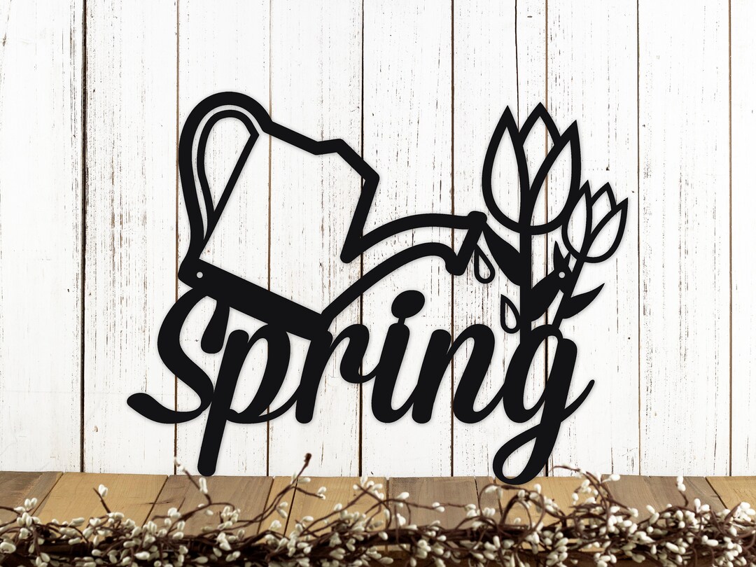 Metal Garden Decor Spring Decor Mothers Day Gift Tulips - Etsy