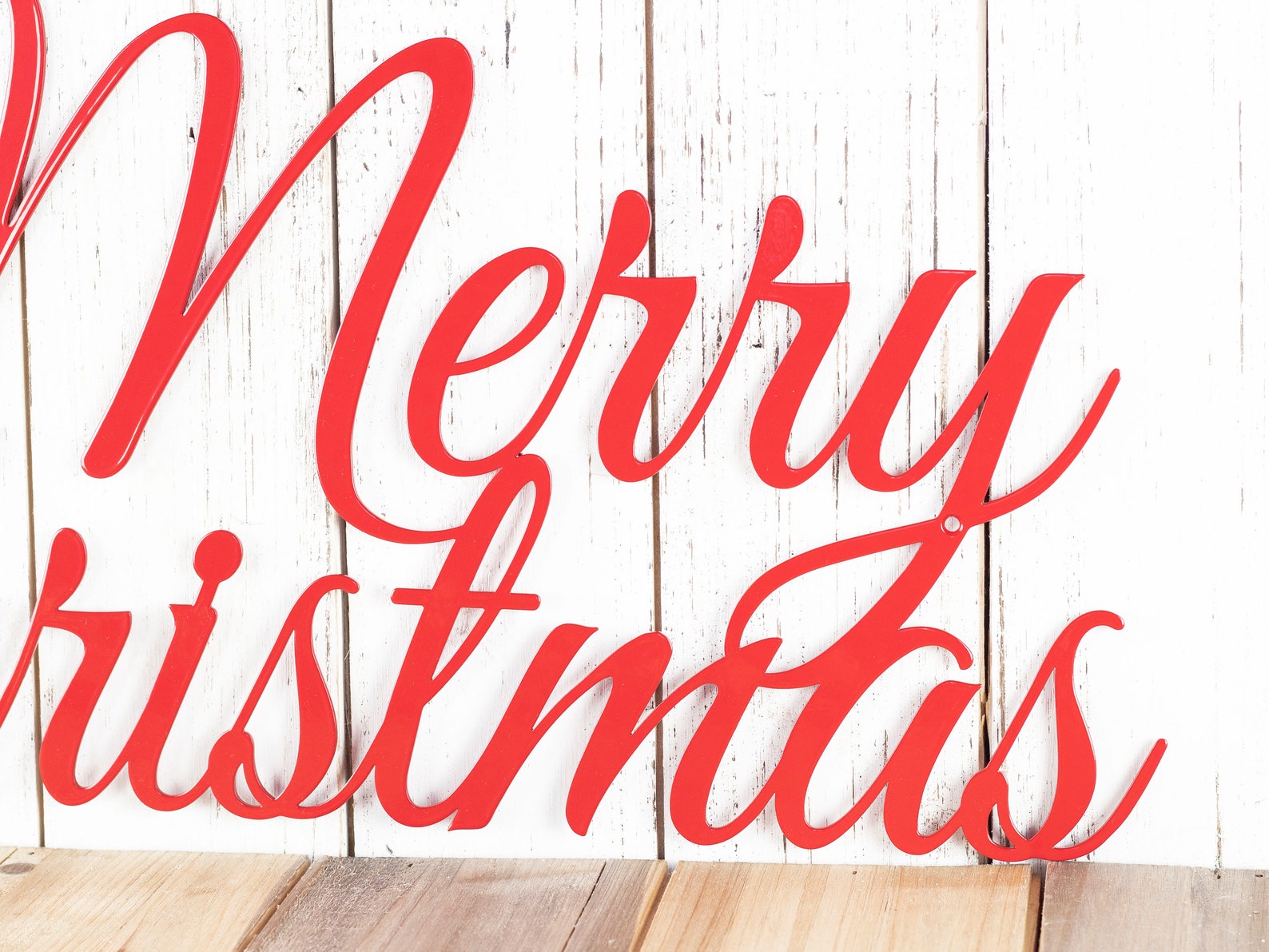 Merry Christmas Sign Metal Wall Art Farmhouse Christmas | Etsy