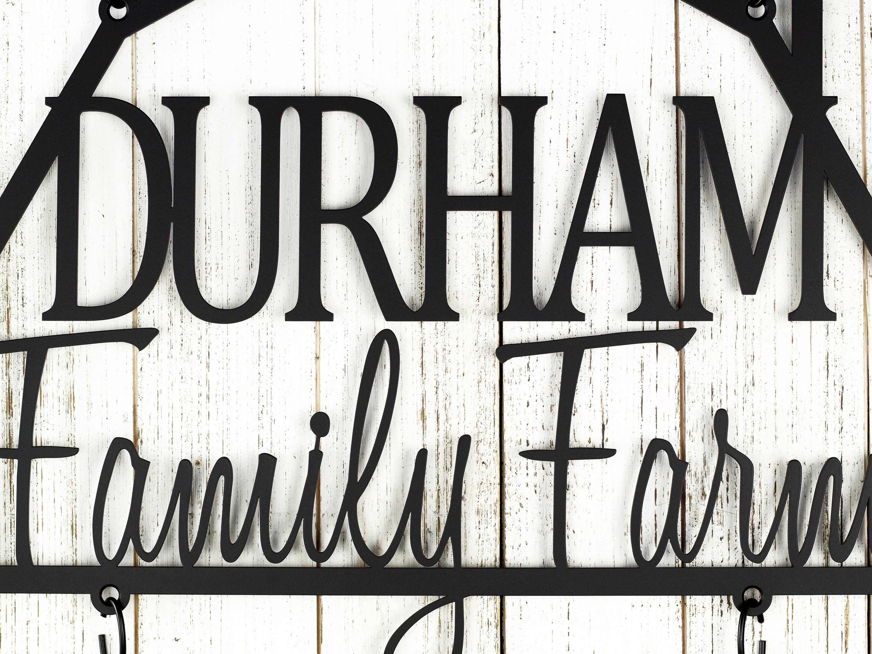 Custom Family Farm House Name Metal Sign Established Sign | Etsy