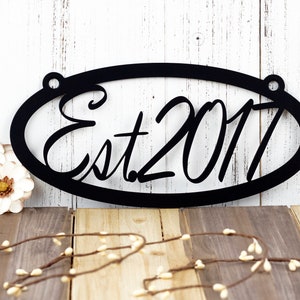 Custom Welcome Home Established Sign Personalized Sig - Etsy