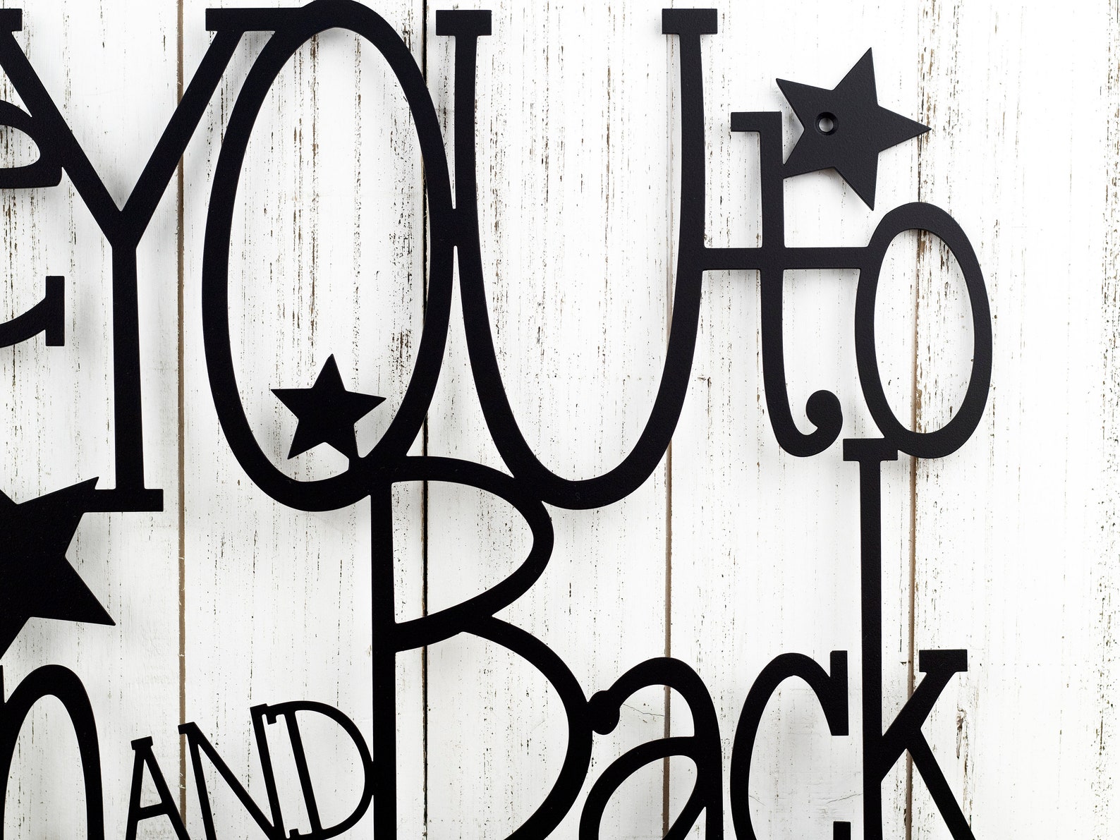 Love You to the Moon and Back Metal Sign Metal Wall Art - Etsy