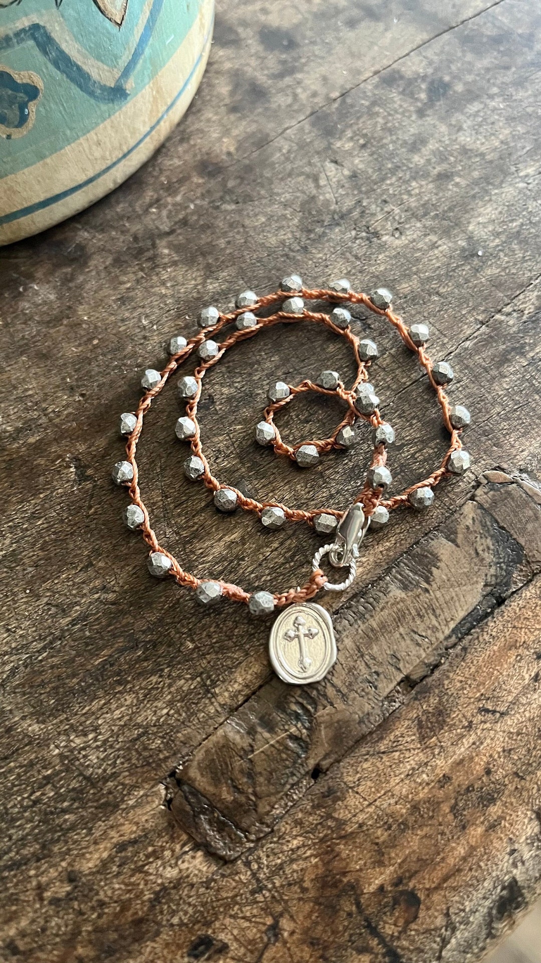 Boho Faith Jewelry Rustic Cross Bracelet Boho Wrap Bracelet Religious ...