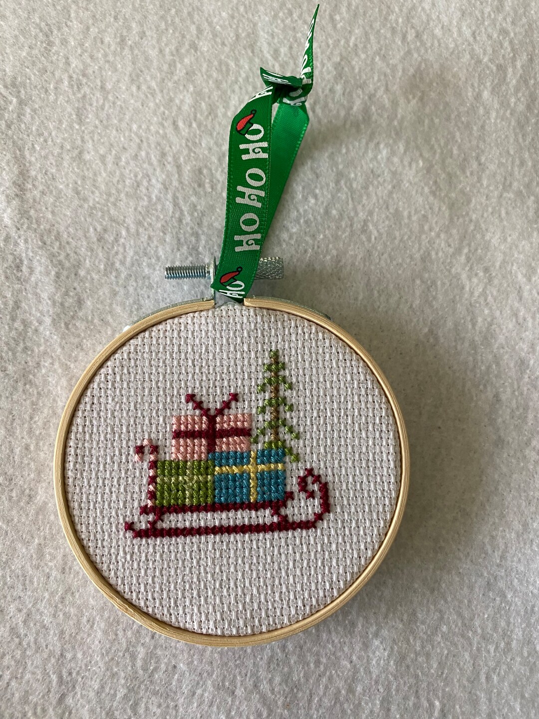 3 Cross Stitch Christmas Ornament - Etsy